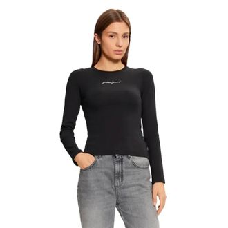 Guess Damen, Oberteile, Schwarzk, MGröße