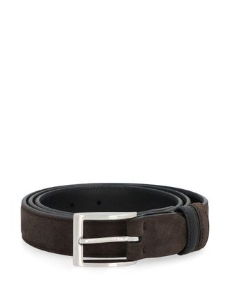 Hogan ceinture en cuir &agrave; design r&eacute;versible - Marron
