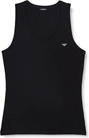 Emporio Armani Tank/Camis T-Shirt, Black(Noir), L Femme