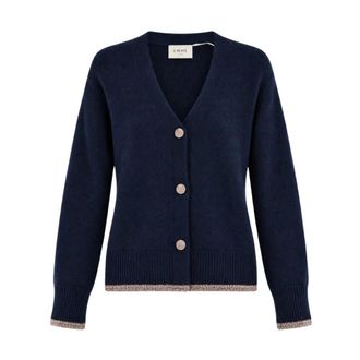 Marella Emmelisir Cardigan - - Knitwear - Damen - Blau - L