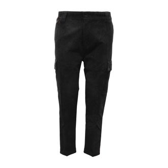 Paolo Pecora Samthose in Schwarz Modell 22I0 - - Trousers - Herren - Schwarzk - L