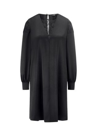 Riani Satinkleid mit Ballon&auml;rmeln