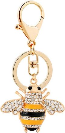 Lurrose 1 x kreativer Bienen-Auto-Schl&uuml;sselanh&auml;nger, modischer Taschenanh&auml;nger, h&uuml;bscher Schl&uuml;sselanh&auml;nger (goldfarben)