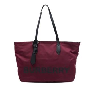 Burberry Pre-owned Vintage Nylon Tote - Femme - Pre-owned - Rouge - Taille: ONE Size