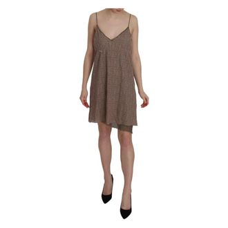 Pink Memories Elegantes Gr&uuml;nes A-Linie Spaghettitr&auml;ger Kleid - - Dresses - Damen - Gr&uuml;n - L