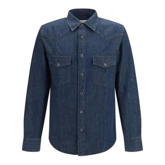 Jacob Cohen R2 Western Baumwoll-Denim-Hemd - - Shirts - Herren - Blau - L