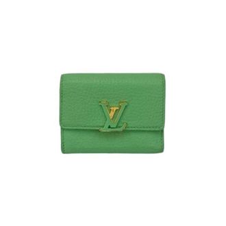 Louis Vuitton Portefeuille Pre-owned (tri-pli) - Femme - Pre-owned - Vert - Taille: ONE Size