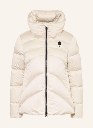 Blauer Daunenjacke Maryland weiss