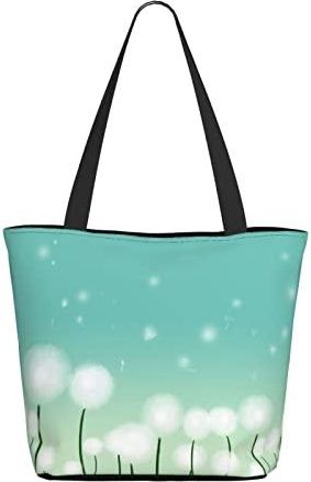 AOOEDM Fleur-pissenlits (2) sac &agrave; provisions pour femme 13x11x7in.Le cadeau parfait pour la Saint-Valentin.Cest de la Saint-Valentin pour maman, fille, &eacute;pous