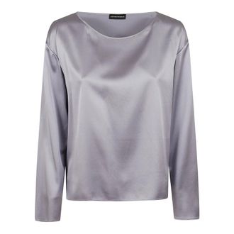 Emporio Armani Damen, Blusen & Hemden, Lila, SGr&ouml;&szlig;e