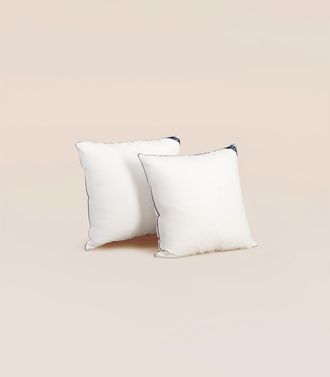 Tediber 2 oreillers universels 60x60 cm - Respirant et moelleux - Fait en France - Microfibres recycl&eacute;es - Tediber