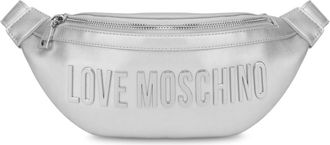 Love Moschino Damen Jc4195pp1mkd196b Gürteltasche, Silber