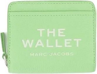 Marc Jacobs Portemonnaie - The Mini Compact Wallet - Leather - Green - Gr. unisize - in Grün - für Damen