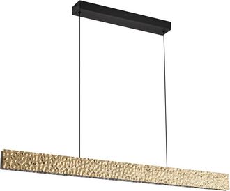 Lucande LED Nivara (Modern) in Gold/Messing aus Metall (1 flammig,) Wohnzimmerleuchte