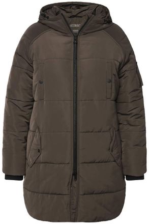 Ulla Popken Damen GRS Hyprar, Raglan mit Kapuze und 5 Taschen Jacken, Dunkles anthrazit, 42-44