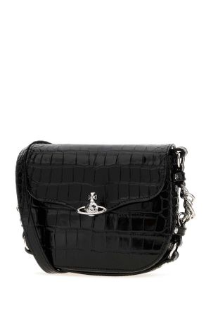 Vivienne Westwood Hunter Shoulder Bag - Black