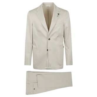 Lardini Homme, Costumes, Beige, Taille: XL Costume crois&eacute;