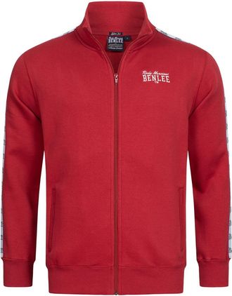 Benlee Rocky Marciano Herren Sweatjacke mit Reißverschluss schmale Passform CUNINGHAM XXL, Dark Red