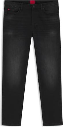 HUGO BOSS Hommes 634 Jean Tapered en Denim Stretch Noir