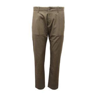 Nine In The Morning Wollmischungshose Made in Italy - - Trousers - Herren - Gr&uuml;n - XS