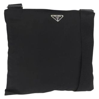 Prada Sac bandouli&egrave;re vintage en nylon Pre-owned - Femme - Pre-owned - Noir - Taille: ONE Size
