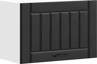 vidaXL K&uuml;chen-H&auml;ngeschrank Lucca Schwarz Holzwerkstoff Vidaxl