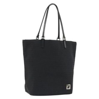 Fendi Pre-owned Zucchino Canvas Tote Bag - - Pre-owned - Damen - Schwarzk - ONE SIZE
