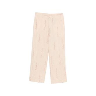 KidSuper Studios Homme, Pantalons, Beige, Taille: L Sub-03 Trapeze Pantalons