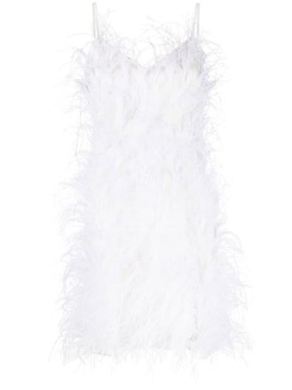 Cult Gaia robe Zariah &agrave; coupe courte - Blanc