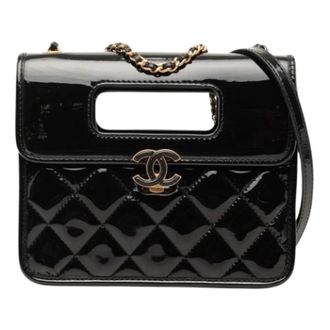 Chanel Pre-owned Gesteppte Crossbody aus Lackleder - - Pre-owned - Damen - Schwarzk - ONE SIZE