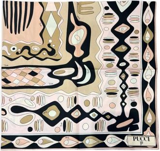 Pucci Femme, Accessoires, Multicolore, Taille: ONE Size Foulard en twill de soie 90x90