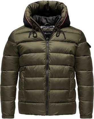 Amaci & Sons Winterjacke MONONA Winterjacke Herren Gefütterte Dicke Winter Jacke für Männer mit Kapuze