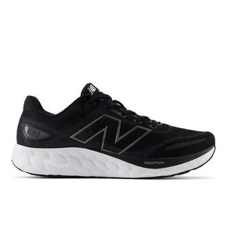 New Balance Herren Fresh Foam 680 v8 in Schwarz/Weiß, Textil, Größe 40.5