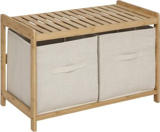 Generic Eazy Living Bank mit 2 K&ouml;rben, Burgund