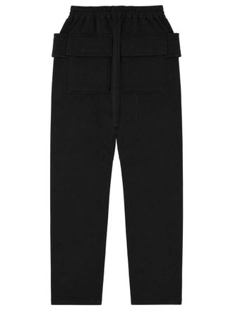 Rick Owens Mens Cargo Trousers Creatch Black Cotton