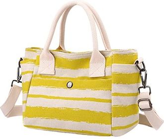 Generic Sac messager tendance pour femme - Sac à main pliable - Sac de voyage léger de grande capacité - Sac à main en filet de voiture, jaune, Taille unique