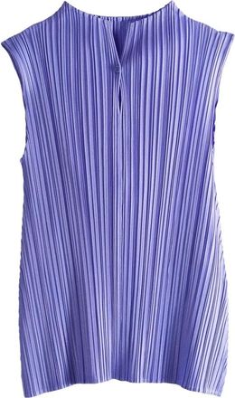 Issey Miyake Damen, Oberteile, Blau, 2XLGr&ouml;&szlig;e