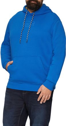 s.Oliver Hoodie mit Kängurutasche und Stickerei