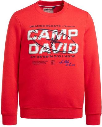 Camp David Sweater mit Print