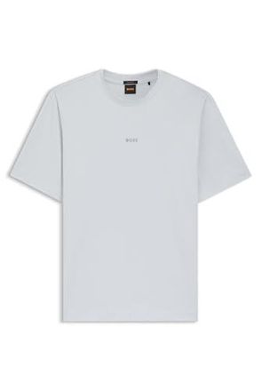 BOSS Hommes TChup T-Shirt en Coton Stretch avec Logo Contrastant