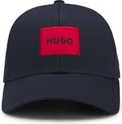 HUGO BOSS Hommes Men-X 581-RL Casquette en Twill de Coton avec &eacute;tiquette Logo Rouge