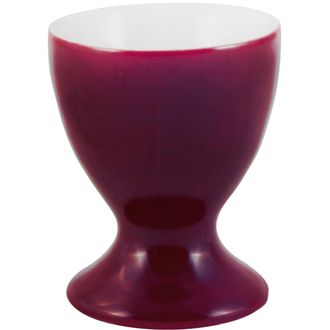 Kahla 207401A69409X Pronto Colore Eierbecher mit Fuß wild Berry|lila Eierhalter aus Porzellan