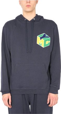 Ymc You Must Create Herren, Sweatshirts & Hoodies, Blau, SGr&ouml;&szlig;e