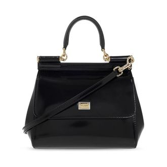 Dolce & Gabbana Sicily Small Schultertasche - - Bags - Damen - Schwarzk - ONE SIZE