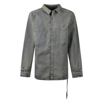 Rick Owens Denimhemd - - Shirts - Herren - Blau - M