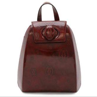 Cartier Pre-owned Leder ruckscke - - Pre-owned - Damen - Rot - ONE SIZE