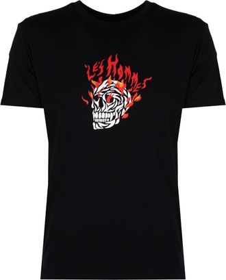 Les Hommes T-Shirt - - Tops - Herren - Schwarzk - L
