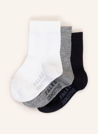 Falke 3er-Pack Socken Sensitive grau