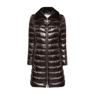Herno Langer gepolsterter Puffer-Mantel - - Jackets - Damen - Braun - L