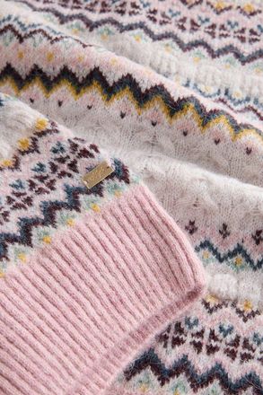 Laura Ashley Strickjacke Laura Ashley Strickjacke mit Zopfmuster (1-tlg)